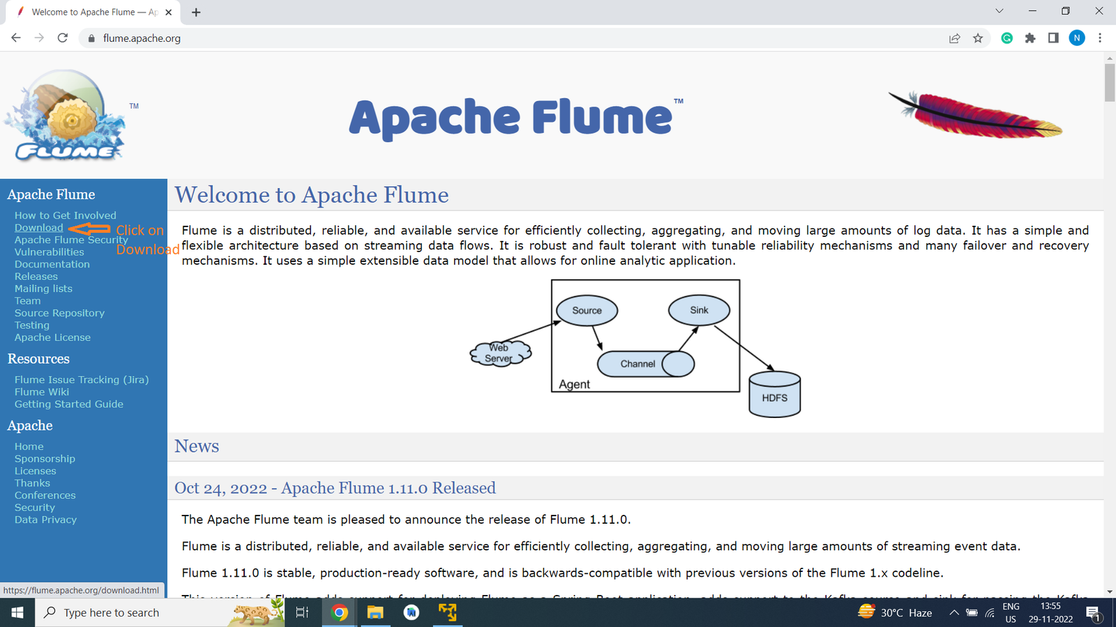 Installing Apache Flume On Ubuntu Projects Based Learning